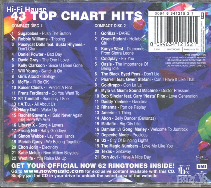 Now-That’s what I Call Music-62-2cd в CD дискове в гр. Бургас ...
