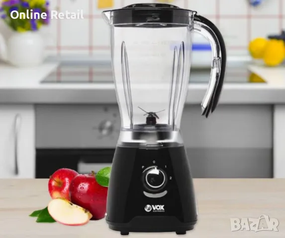 Блендер VOX, 500W, 1.5L пластмасова кана, черен в Блендери в гр. Пловдив - ID47469560 | Bazar.bg