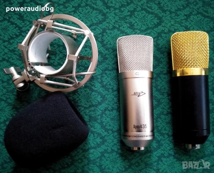 Студийни кондензаторни микрофони Apex 435 Large Diaphragm Studio ...