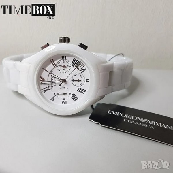 Emporio Armani AR1404 Ceramica Chronograph. Нов дамски часовник в ...