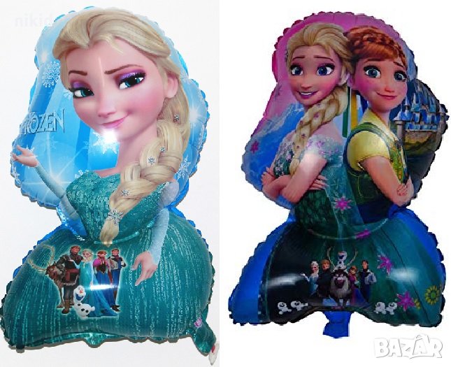 Елза и Анна Замръзналото кралство голям балон хелий или въздух парти ...