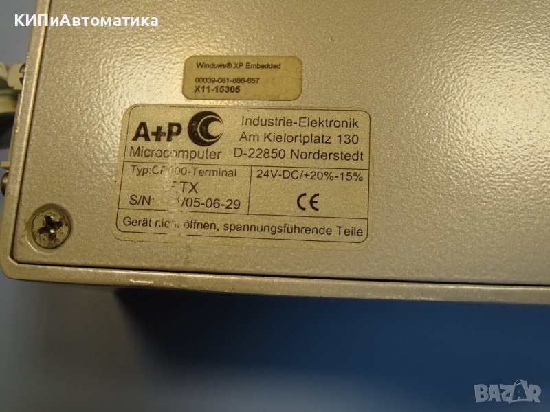 монитор операторен терминал A+P microcomputer CP800 terminal 24VDC в ...