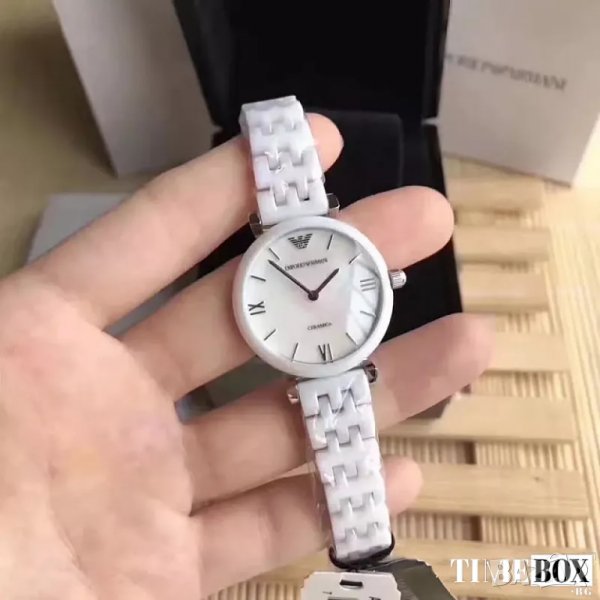 Emporio Armani AR1485 Ceramica Gianni T-Bar. Нов дамски часовник в ...