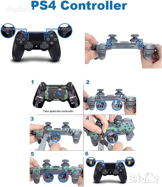 Ремонт на джойстици Dualshock 4 , Dualsense Sony Playstation PS4 ,PS5 в Ремонт на друга ...