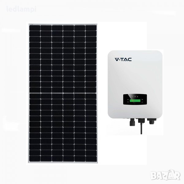 6kW Моно Соларен Сет - Панели + Инвертор + Токов Трансформатор ...