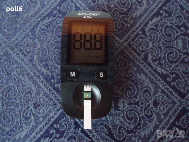 Апарат за измерване на кръвната захар глюкомер Accu Chek Active в Други в гр София
