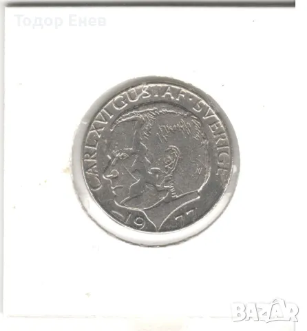 Sweden-1 Krona-1977-KM# 852-Carl XVI Gustaf в Нумизматика и бонистика в ...