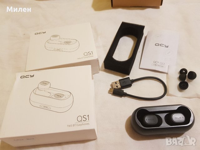 Bluetooth безжични слушалки QCY QS1 в Слушалки и портативни колонки в ...