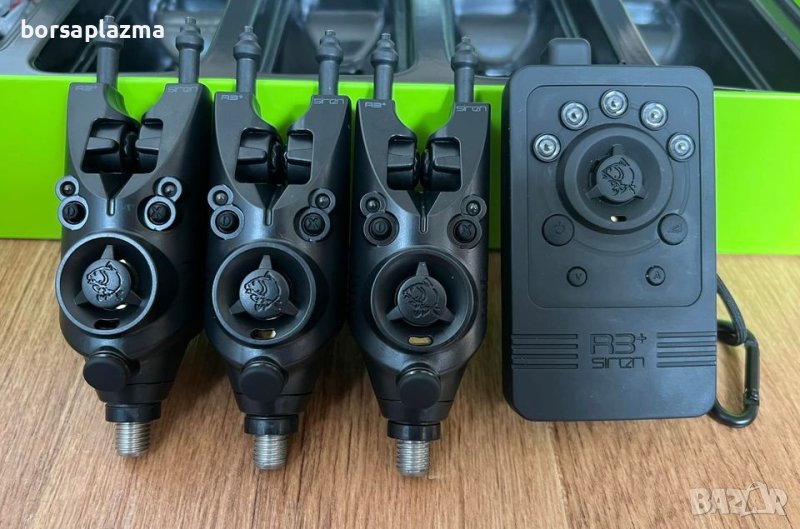 3 x Nash Siren R3 Plus Bite Alarms, Receiver & Presentation Box в ...