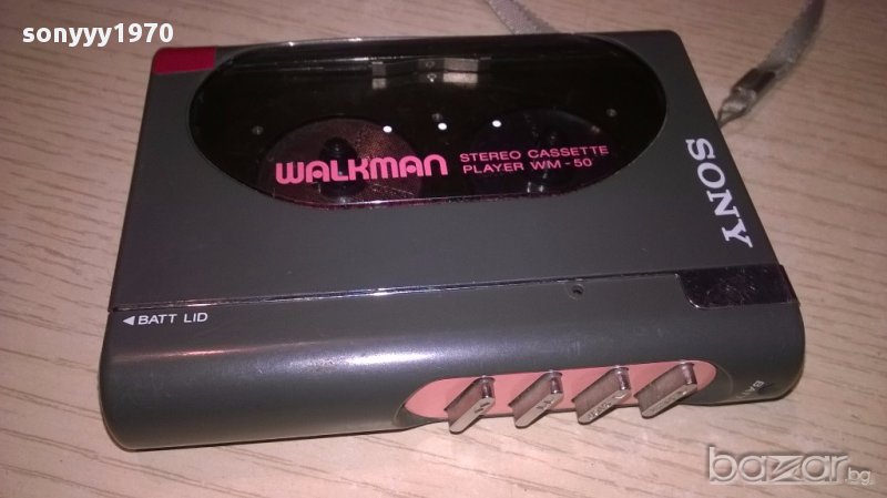 SONY WM-50 PLAYER-WALKMAN-Ретро колекция-внос швеицария в MP3 и MP4 ...