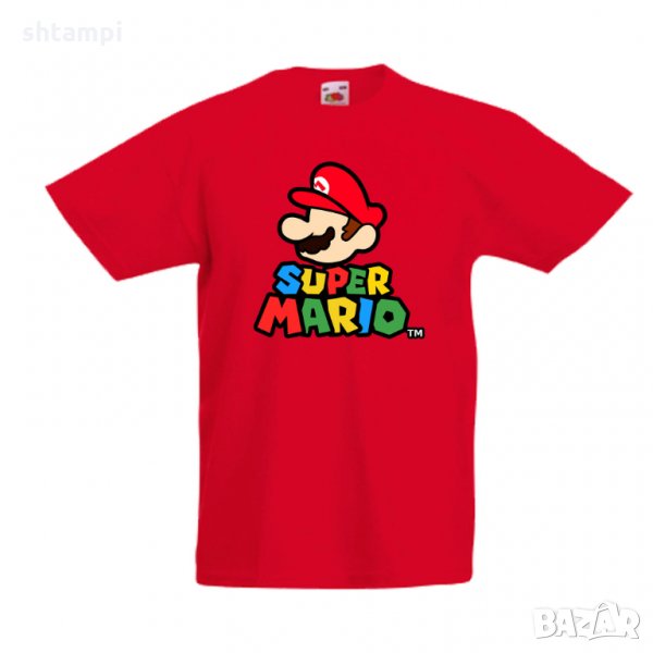 Детска тениска Супер Марио Super Mario TM в Детски тениски и потници в ...
