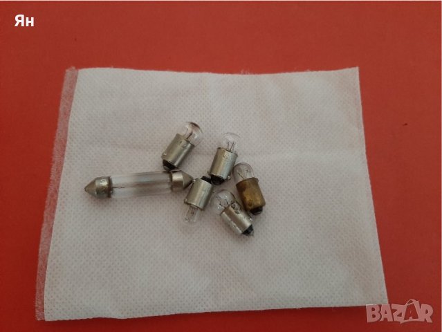 Малки автомобилни крушки лампи на малък байонет,BA9s,24V в Крушки в гр ...