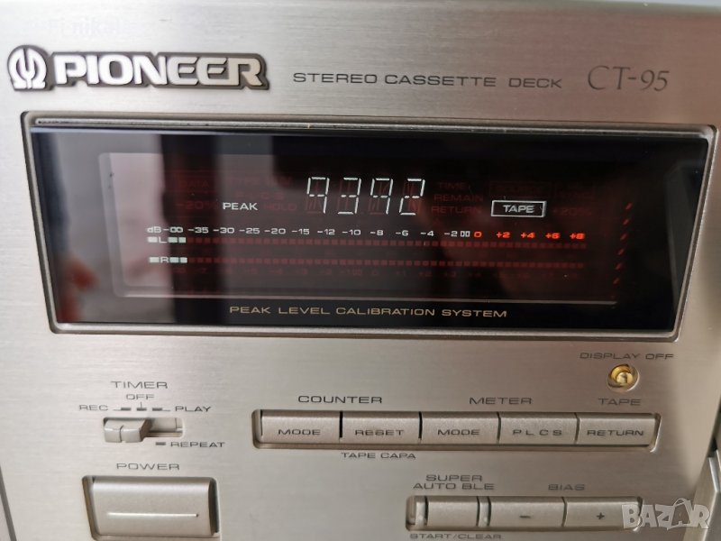 ТОП!!! СТЕРЕО КАСЕТЪЧЕН ДЕК PIONEER CT-95 в Декове в гр. Сливен - ID43973688 | Bazar.bg
