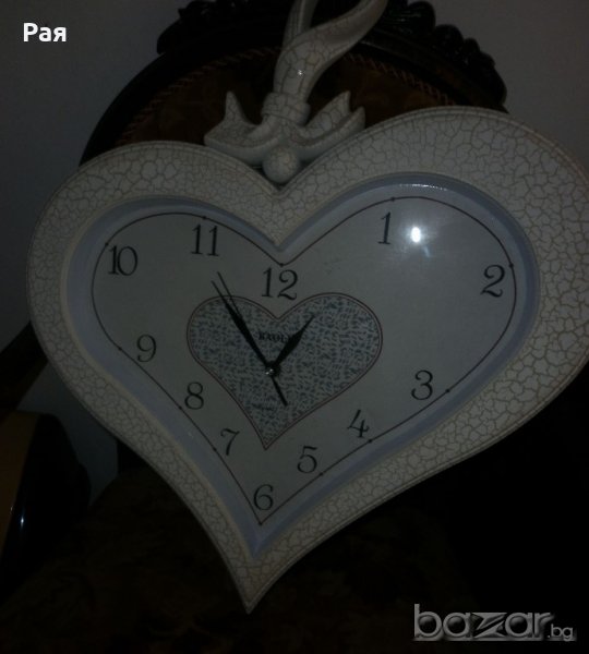 Стенен часовник във формата на сърце Baoli Clock quartz в Стенни ...