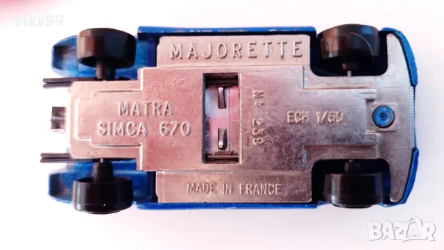 Matra Simca 670 Nr.239 Majorette 1/60 Made in France в Колекции в гр. София - ID49422249 | Bazar.bg