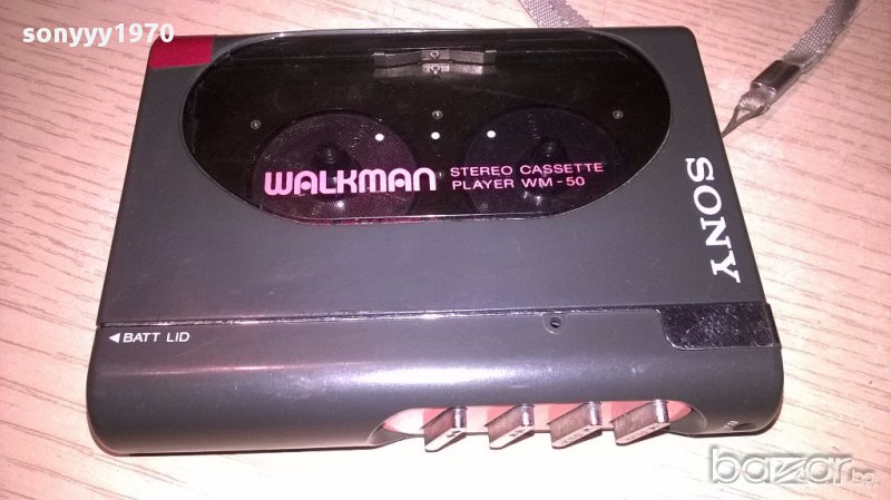 SONY WM-50 PLAYER-WALKMAN-Ретро колекция-внос швеицария в MP3 и MP4 ...