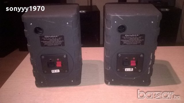 genexxa pro x 7-2x100w/8ohms-метални колони-внос англия в Тонколони в ...