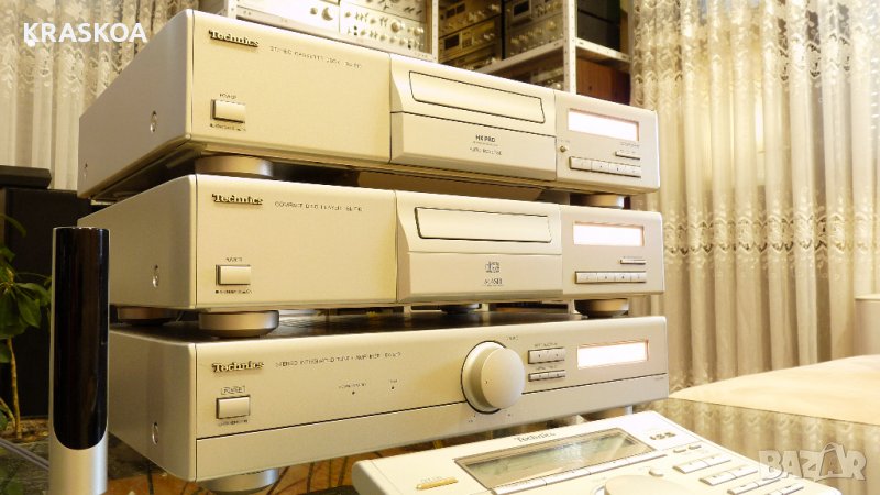 TECHNICS SA-E10 + RS-E10 & SL-E10 - remote в Ресийвъри, усилватели, смесителни пултове в гр ...