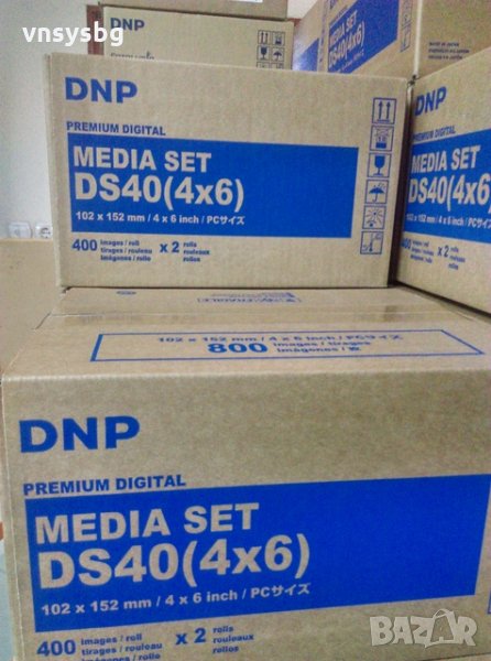 DNP DS40 Print Media 6x4" фото хартия за термосублимационнен принтер в Чанти, стативи, аксесоари ...