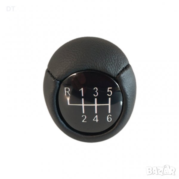 Светеща ЛЕД Кожена топка за скоростен лост БМВ BMW E30 E36 E46 E39 E38 E32 E34 6 скорости в ...