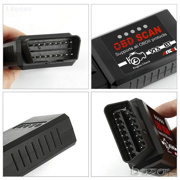 Авто Диагностичен скенер Ancel ELM 327 OBD2 Bluetooth V1.5 в Аксесоари ...