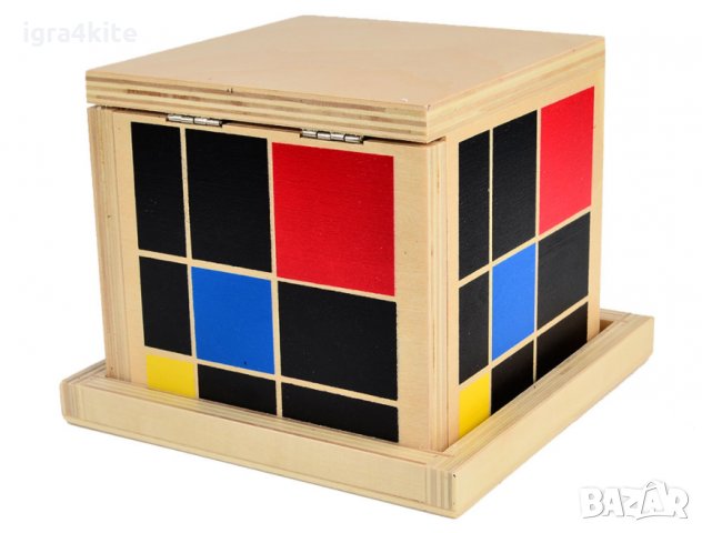 Montessori Trinomial Cube Монтесори Триномиално Сензорно Кубче в ...