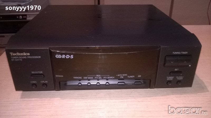 technics st-ch770 tuner/sound processor-made in japan в Ресийвъри ...
