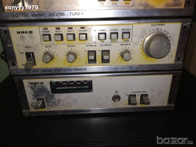 uher preampli+amplifier+deck+tuner-made in japan в Ресийвъри ...