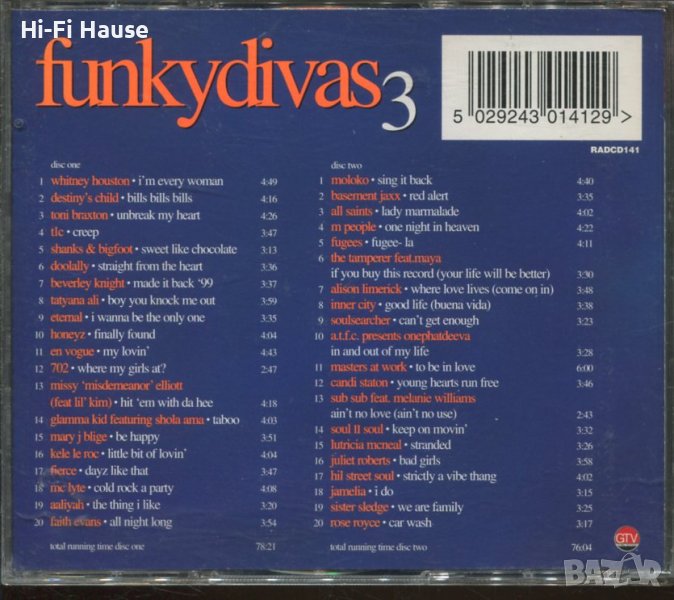 Funky Divas -the Best Dance-vol3-2 cd в CD дискове в гр. Бургас ...