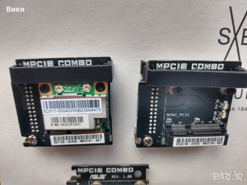 ASUS mPCIe Combo безжичен модул/ WiFi модули за лаптоп в Дънни платки в ...