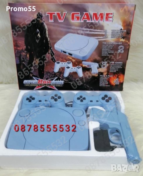 Игрова конзола с вградени игри,TV Game Super 8 BIT, Super Mario в Други ...