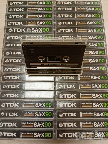 Лот от 21бр TDK SA X 90 хромни аудио касети tdk sax sa x в Аудио касети ...