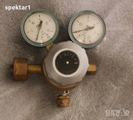 Руски редуцил вентил за газ с два манометъра ликвидация в Други машини ...