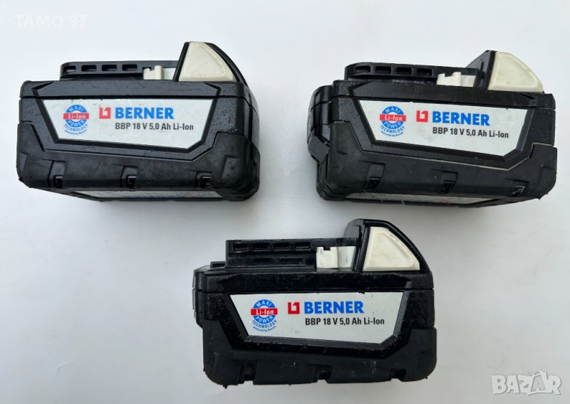 Berner / Milwaukee - Батерии 18V 5.0Ah и зарядни в Други инструменти в гр. Шумен - ID43383138 ...