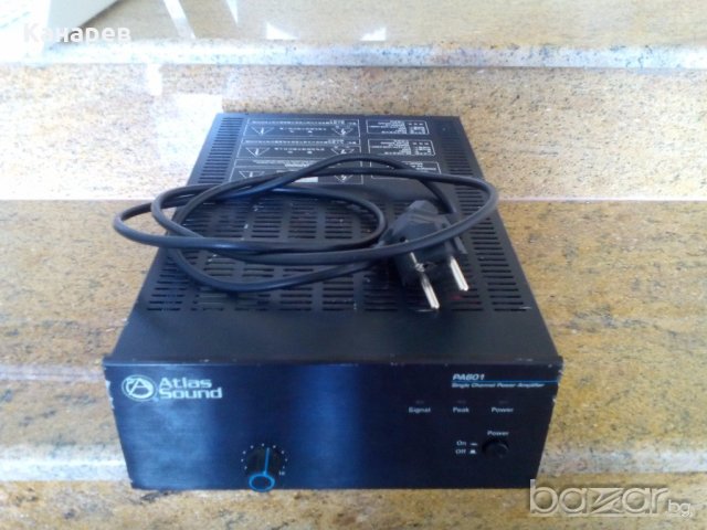 Atlas Sound PA601 моно блок в Ресийвъри, усилватели, смесителни пултове ...