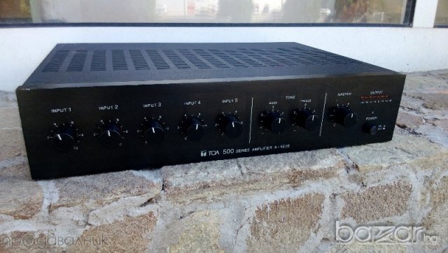 toa 500 series amplifier a-503e-profi ampli-mono-japan-индикация в ...