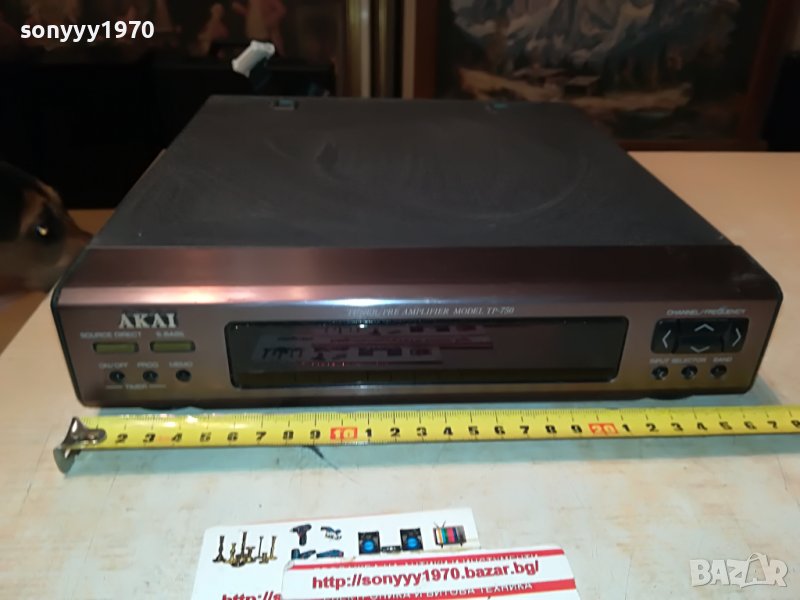 AKAI TP-750 TUNER/PREAMPLIFIER-ВНОС GERMANY 3110221008 в Ресийвъри, усилватели, смесителни ...