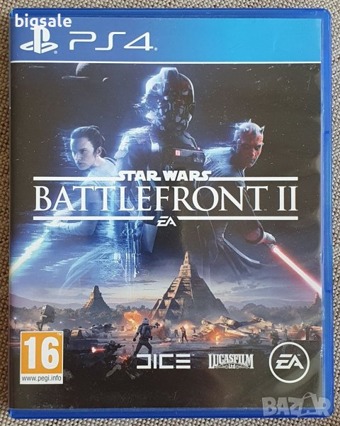 Диск с игра Star Wars Battlefront II 2 PS4 Playstation 4 Плейстейшън в ...