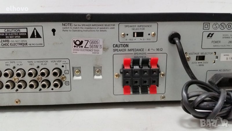 Ресивър Sansui RZ-1000 в Ресийвъри, усилватели, смесителни пултове в гр ...