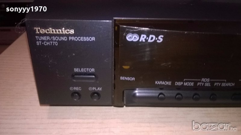 technics st-ch770 tuner/sound processor-made in japan в Ресийвъри ...