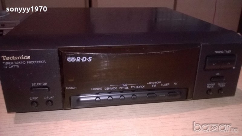 technics st-ch770 tuner/sound processor-made in japan в Ресийвъри ...
