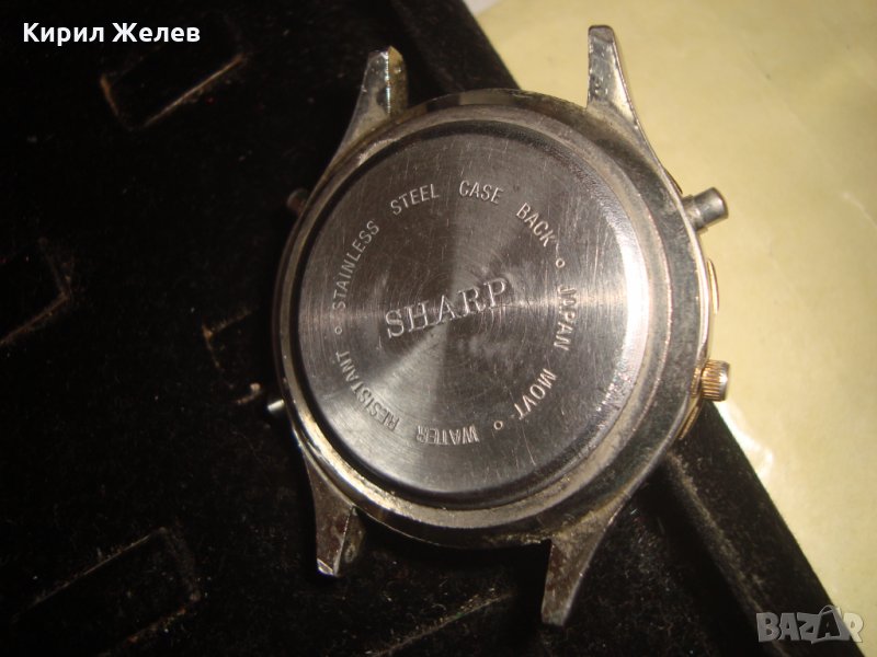 SHARP quartz Alarm chronograph ОРИГИНАЛЕН ЯПОНСКИ КВАРЦОВ ВИНТИДЖ ...