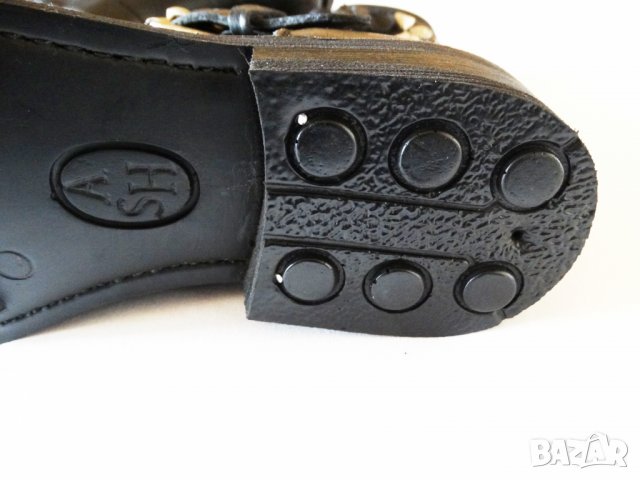 НОВИ! Ash Tokyo Studded Buckle Biker Boots Дамски Ботуши Супер Здрави ...