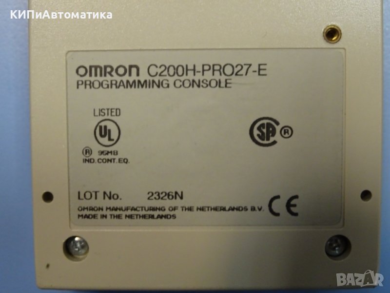 програматор Omron PR027 programming console в Резервни части за машини ...